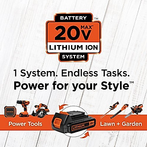 BLACK+DECKER LD120VA 20-Volt Max Lithium Drill/Driver with 30 Accessories (Renewed)