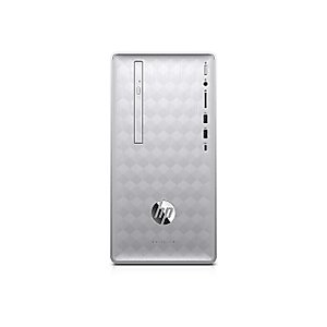 HP Pavilion Desktop Computer, Intel Core i7-8700, 12GB RAM, 1TB Hard Drive, Windows 10 (590-p0070, Silver)