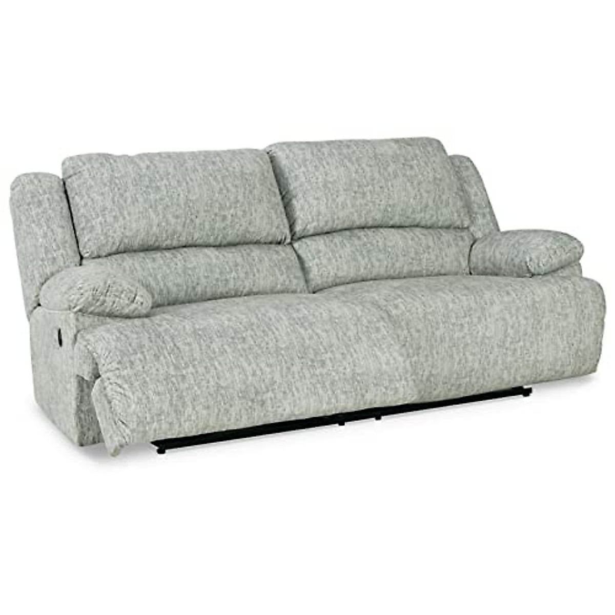 Signature Design by Ashley McClelland Transitional 2 Seat Reclining Sofa, Light Gray