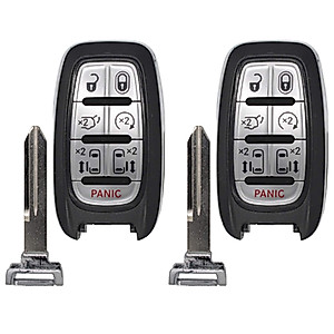 Keyless Entry Remote for Chrysler Pacifica M3N-97395900 (Pack of 2)