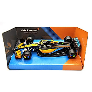 HNW Bburago 1:43 2022 F1 McLaren MCL36 4# Lando Norris Alloy Luxury Vehicle Diecast Cars Model Toy (F1 MCL36#4)