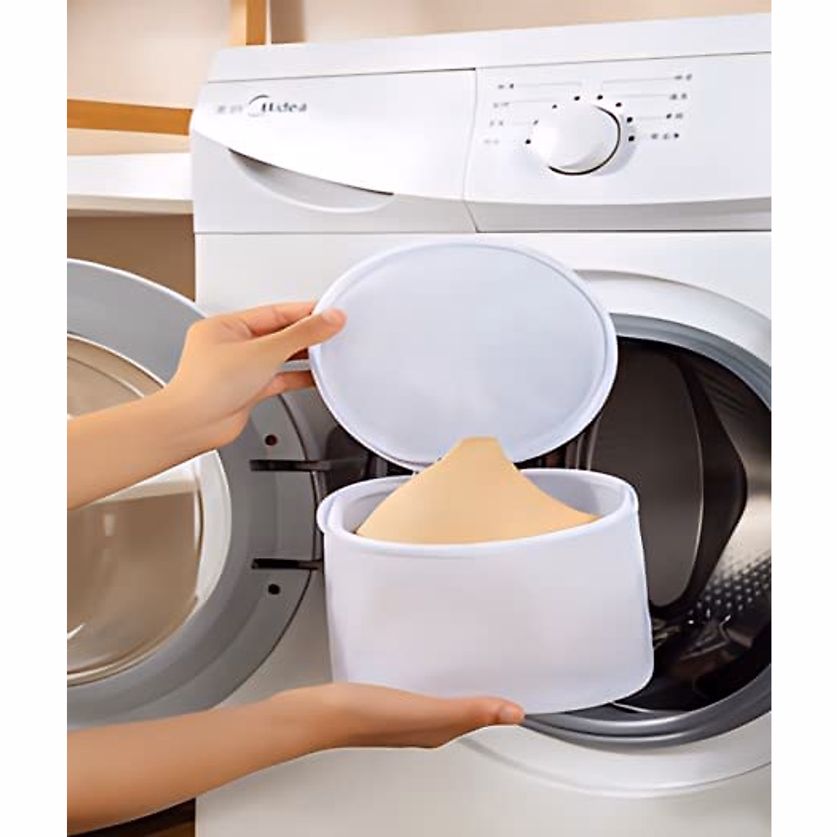 Kawaii Mesh Laundry Wash Bag 6'x6' Cute DrawString for Lingerie Underwear Bras, Socks, Panty,Undershirt 6' x 6' for College Dorm Apartment Dwellers, Travel Sports, Machine Wash (4 Set)