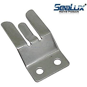 SeaLux Marine Stainless Steel VHF Radio Microphone Clip 1" x 1-7/8"