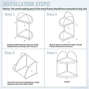 FairyHaus 2 Tier Bathroom Counter Organizer, Rustic Wood Bathroom Countertop Organizer, Versatile Bathroom Vanity Skincare Make Up Organizer