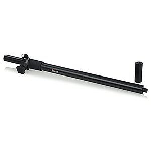 Gator Frameworks Standard Subwoofer/Speaker Extender Pole and 20mm Adapter; Fits M6 Threading (GFW-SPK-SP),Black