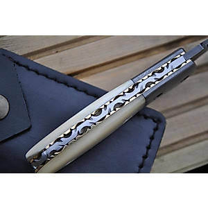 Perkin Knives - Handmade Damascus Pocket Knife - Beautiful Folding Knife