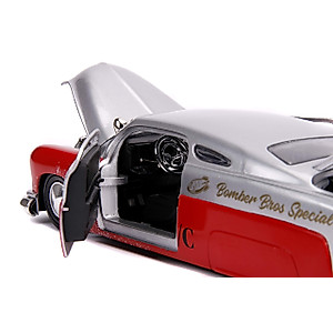 Jada Bigtime Muscle 1:24 1951 Mercury Coupe Die-cast Car Red, Toys for Kids and Adults