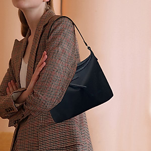 GM LIKKIE Shoulder Clutch Purse for Women, Small Top-Handle Y2K Classic Nylon Purse & Shoulder Handbag