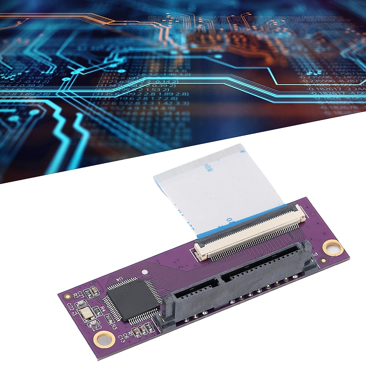 Yunseity Adapter, Upgrade IDE to Adapter, PCB Converter or Optical Drive Network Adapter Converter Kit for PS2 IDE Original Network Adapter for Game