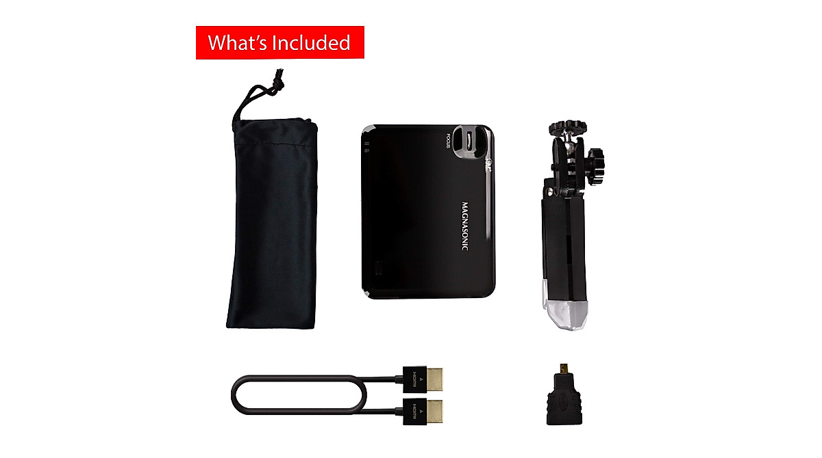 Magnasonic LED Pocket Pico Projector – Compact HD Portable Display