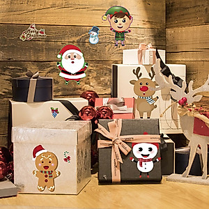 Funnlot Christmas Stickers for Kids - Make Your Own Stickers Game and Activities for Toddlers - 30PCS Christmas Craft Kits