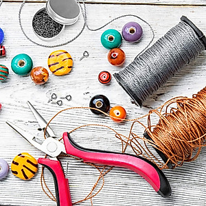 300PCS Eye Screws, Metal Screw Eye Pins Eyelet for DIY Jewelry Making Charm Bead Pieces Wood Arts Crafts Projects, Small Eye Hooks for Cork Top Bottles (10X5mm)