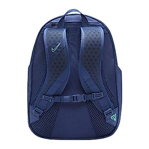Nike Giannis Freak Backpack Basketball Training Sport Bag (Blue Void/Blue Void/Roma Green)