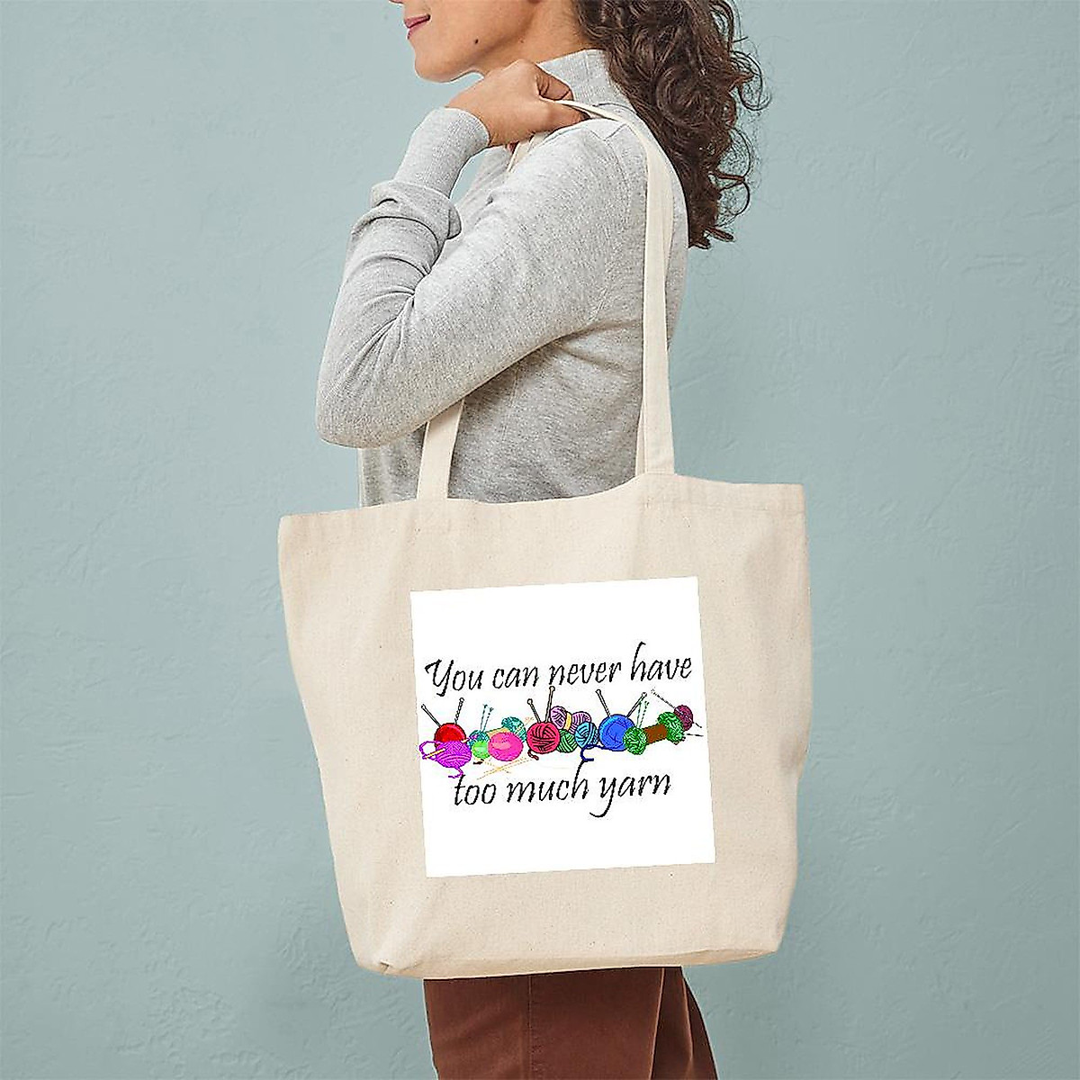 CafePress Yarn Tote Bag Canvas Tote Shopping Bag