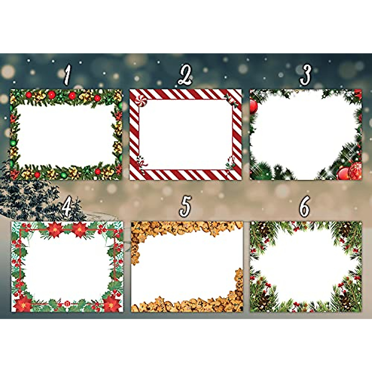 3.5oz. Personalized Christmas Photo Candle