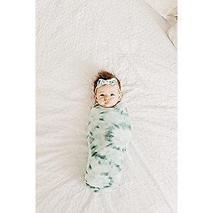 Copper Pearl Large Premium Knit Baby Swaddle Receiving Blanket Bahama