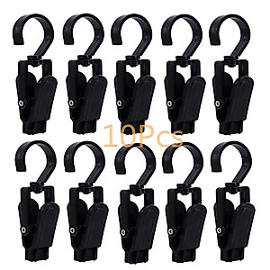 20 Stainless Steel Portable Hangers Tall Boots Hanging Clips Laundry Hooks Boot Holder and Black Plastic Family Travel Rotating Hanging Laundry Hook