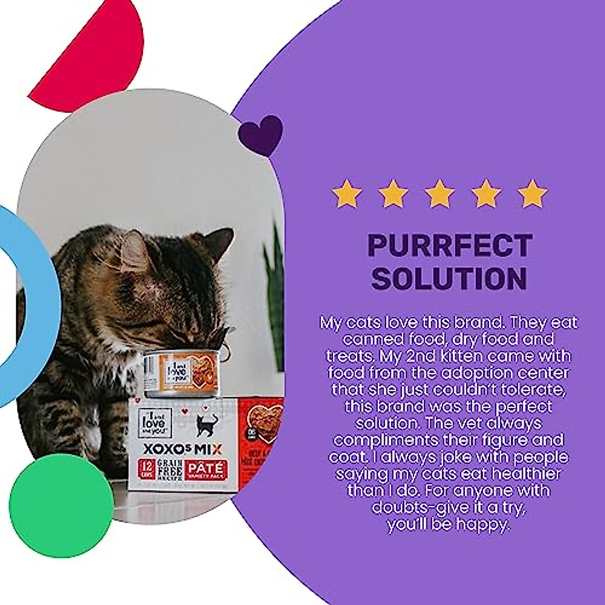 I AND LOVE AND YOU" XOXOs Canned Wet Cat Food, Whitefish and Tuna/Salmon and Tuna Pate, Grain Free, Real Meat, No Fillers, 3 oz Cans, Pack of 12 Cans