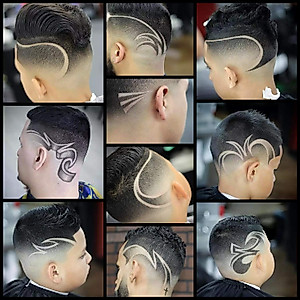 AmoVee Cordless Electric Clippers for Hair Cutting，Professional Hair Clippers for Man, An-ti Scratch T Blade Trimmer Outliner for Body Hair, Beard, Bang Grooming for Barber, Beginner, USB Rechargeable