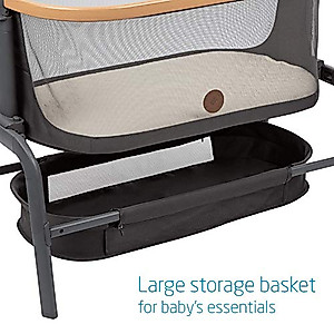 Maxi-Cosi Iora Bedside Bassinet, Essential Graphite