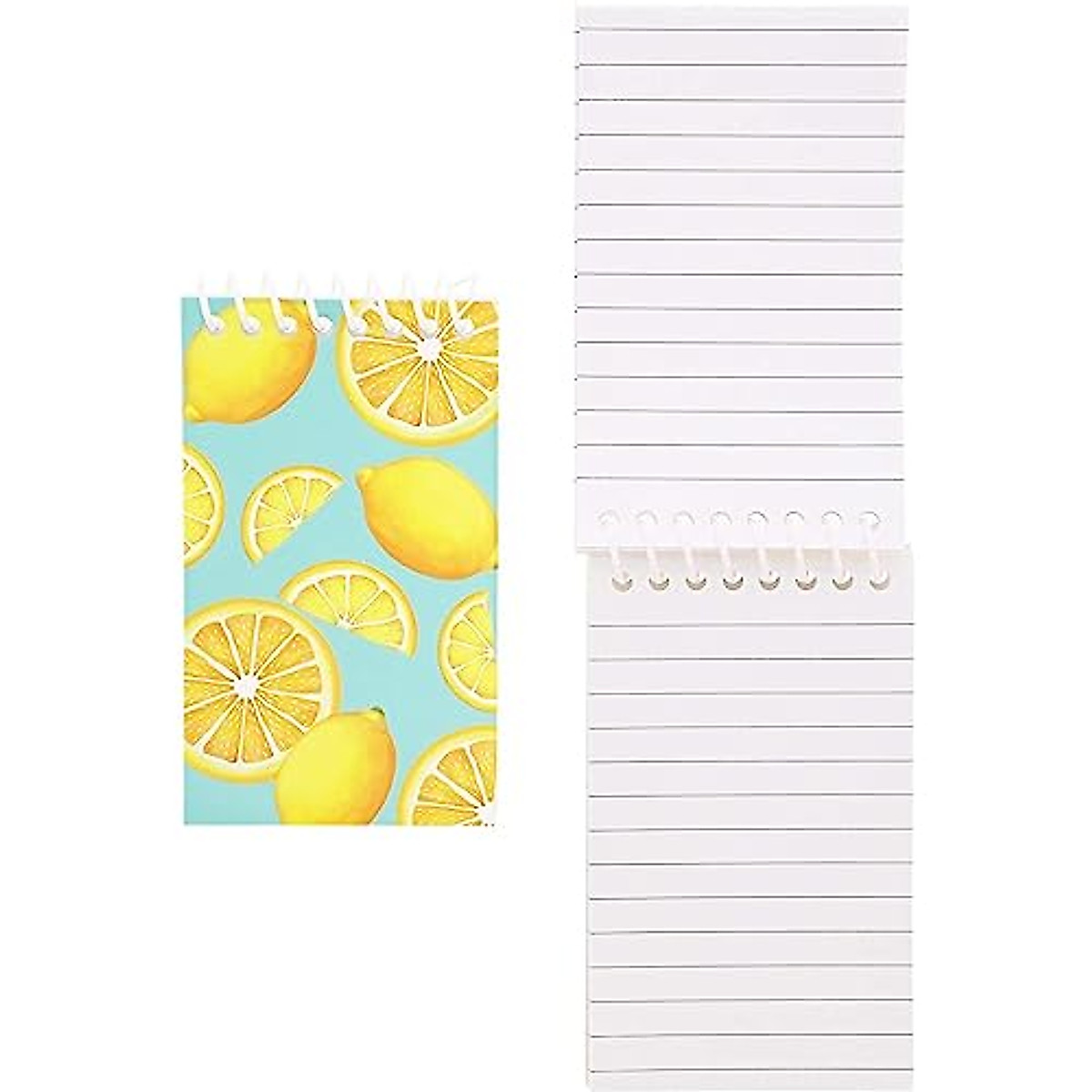 Juvale Mini Spiral-Bound Notebooks with 4 Fruit Designs (3 x 5 Inches, 24-Pack)
