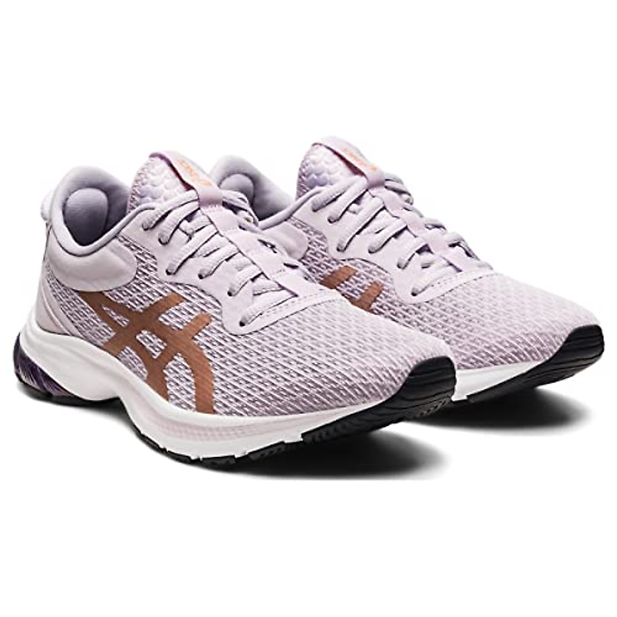 ASICS Women's Gel-Kumo Lyte 2 Running Shoes, 8, Dusk Violet/Rose Gold