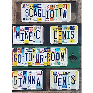 Jersey Plate Art - Custom made license plate signs