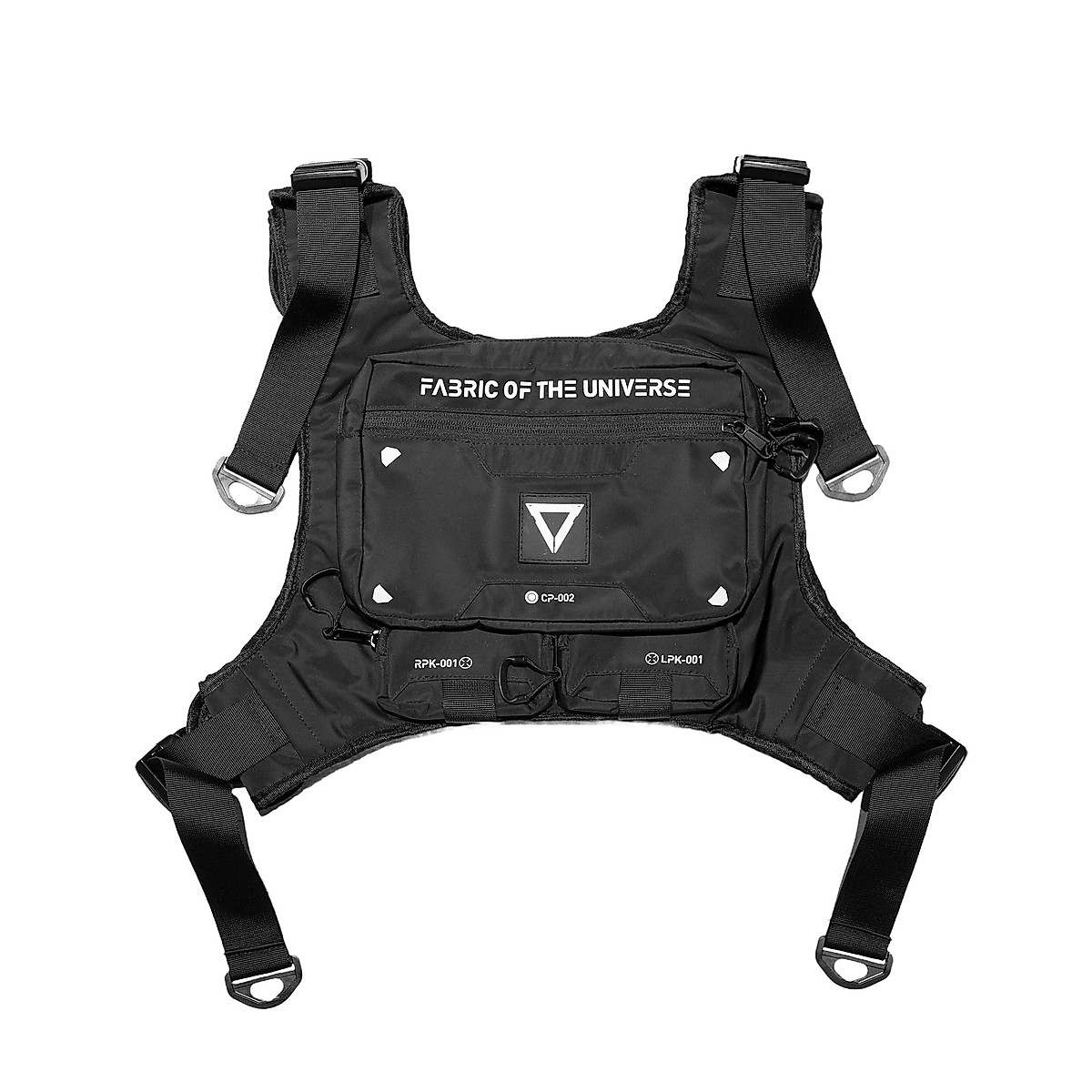 Fabric of the Universe Techwear Fashion Utility Chest Rig Backpack (CP-001 Chest Bag)