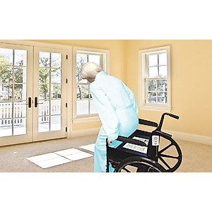 Smart Caregiver Fall Prevention Monitor and Weight Sensing Chair Pad - Alerts Caregiver When They Get Up from Chair - Chair Exit Alert for Elderly - 1 Year Warranty
