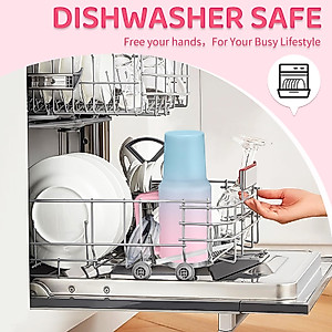 BENZZO 40 oz Tumbler with Handle Straw and 2-in-1 Lid Made of Metal Travel Mug for Easy Grip & Spill Proof, Pop-off Prevention Insulated Cup Gifts for Women, Car Cupholder Friendly，BPA Free