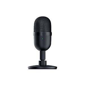 Razer Seiren Mini Ultra-Compact USB Streaming Microphone: Shock Resistant - Black (Renewed)