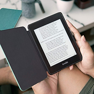 CoBak Kindle Paperwhite Case - All New PU Leather Smart Cover with Auto Sleep Wake Feature for Kindle Paperwhite 10th Generation 2018 Released, Sky Blue