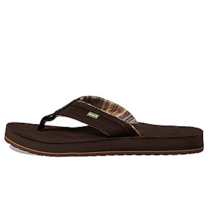 Sanuk Ziggy ST Suede Brown 11 D (M)
