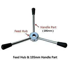 Drill Press Machines Parts Feed Hub Wheel & 195mm Handle Bar Set