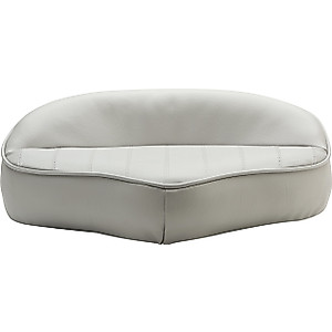 Attwood 98505GY Casting Seat, Marine-Grade Vinyl Exterior, Universal Seat, 15 inches W x 11 inches D x 6 inches H