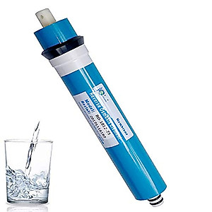 Huining 75GPD RO Membrane ULP1812/2012 Residential Reverse Osmosis Membrane Water Filter Cartrige Replacement for Home Drinking Water Filtration System Household Under Sink Water Purifier (1 Pack)