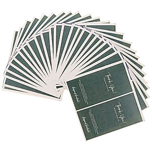 100pcs Box Sticker Decorative Rectangular Labels Decorative Labels Wedding Packing Accessory Handmade Adhesive Labels Accessories Coated Paper