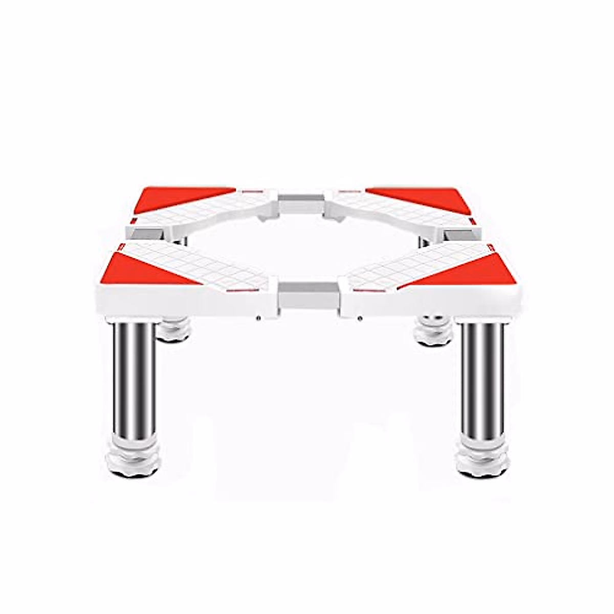 Upgraded Washing Machine Pedestal Heightened 4"/6"/8"/10" Adjustable 18"-25" Refrigerator Base Stand Heavy Duty Dryer Base Platform Refrigerator Cabinet Utility Room