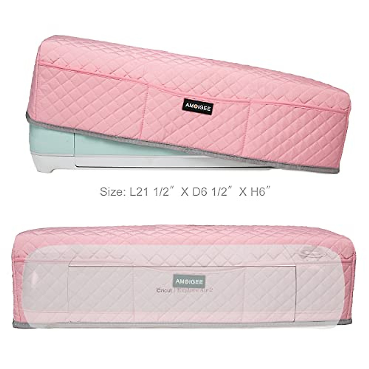 Dust Cover for Cricut Explore Air 2, Cricut Maker,Cricut Explore 3,Cricut Maker, Maker Cover With Pockets for Cricut Accessories and Supplies