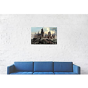 HARRY POTTER - Movie Poster Print (Hogwarts by Day) (Size: 36 inches x 24 inches)