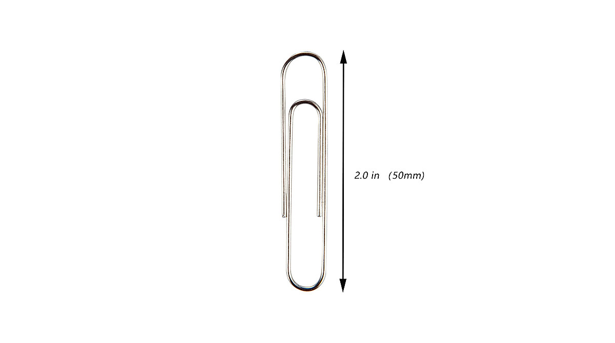 Jumbo Paper Clips 2 Inch Pack of 100 - Secure & Durable Office Staples