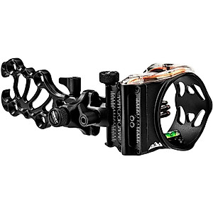 Mountain Rocky Direct Mount 5-Pin Bow Sight - .019” Pins, All Aluminum Construction, 2nd & 3rd Axis Adjustable, Tool Free Micro Adjust Windage & Elevation Laser Etched Markers, Built-In Light Adapter