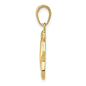 BillyTheTree Jewelry 10k Yellow Gold Gecko Pendant