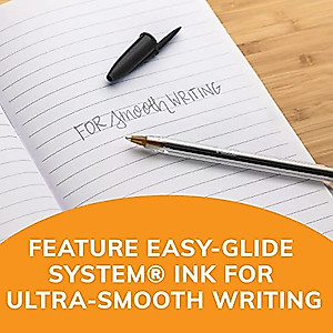 BIC Cristal Xtra Smooth Ballpoint Pen, Medium Point (1.0mm), Black, For Ultra-Smooth Writing, 24-Count