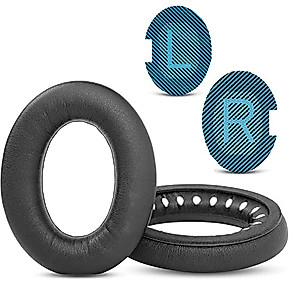 Black Replacement Ear Pads Pillow Earpads Cushions Cup Compatible with Bose QuietComfort 2 QuietComfort 15 QuietComfort 25 QuietComfort 35 QC2 QC35 Sound True Sound Link AE2 AE2i AE2w Headphone