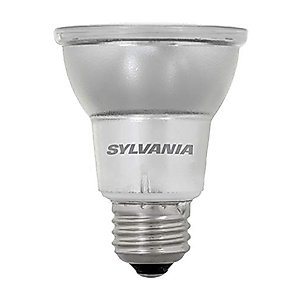 SYLVANIA LED PAR20 Flood Light Bulb, 50W Equivalent Efficient 7W, 500 Lumen, Medium Base, Dimmable, 3000K, Natural White - 24 pack (40216)