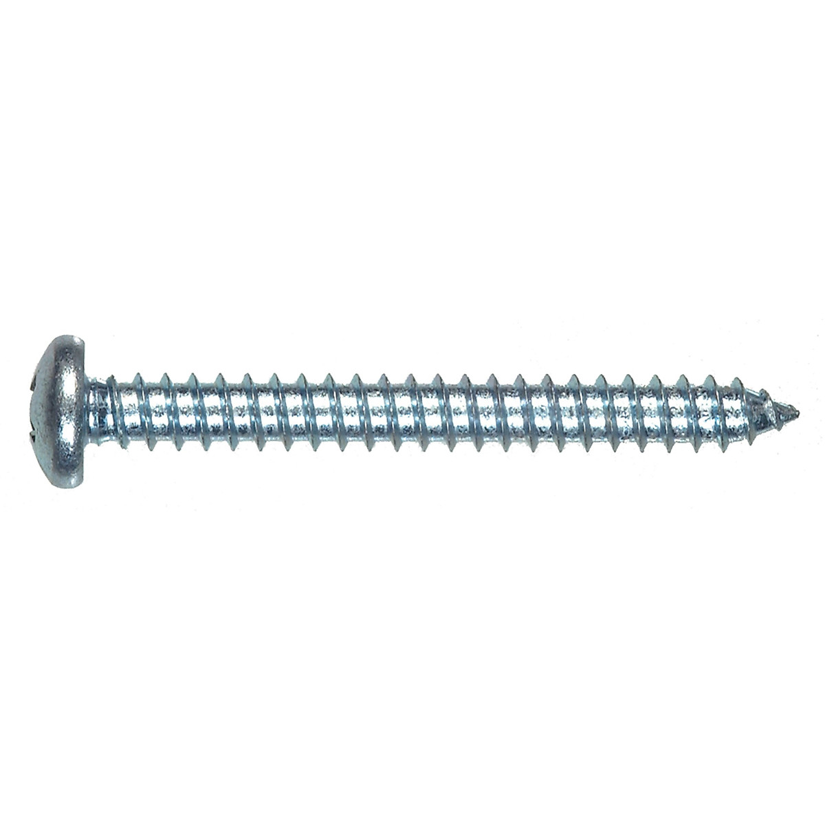 The Hillman Group, Silver 80055 8-Inch x 1-3/4-Inch Pan Head Phillips Sheet Metal Screw, 100-Pack, 1.75 inches