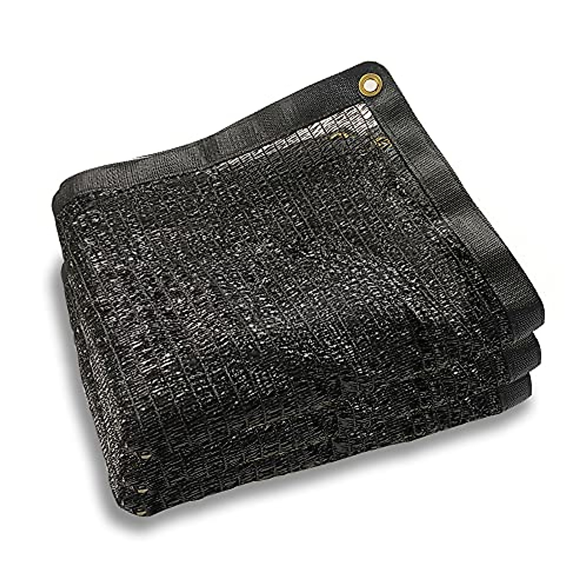 POYEE 40% 14ftx20ft Black Shade Cloth Taped Edge with Brass Grommets Garden Sun Shade UV Resistant Sunblock Shade Net for Outdoor Plants Vegetables Greenhouse