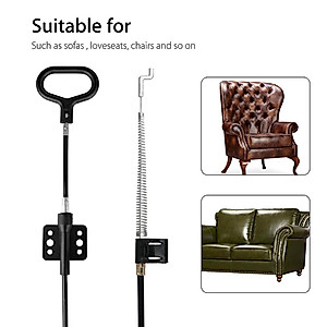 ICYANG Cables for Recliners Lazy Boy Recliner Handle Rv Replacement Furniture Plastic Chairs Couch Support Sofa Release Pull Handles Cable(2PCS)