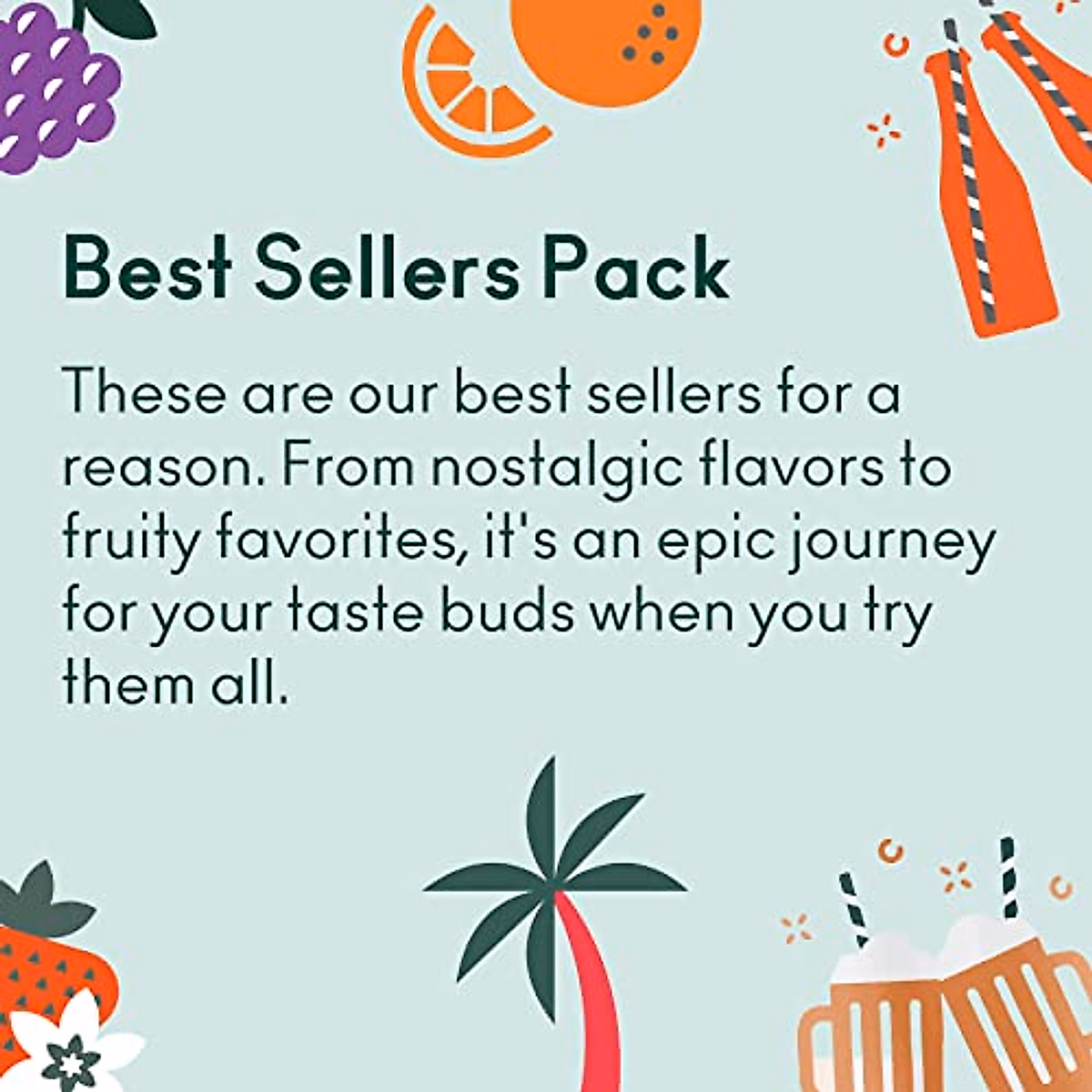 Olipop - 6-Flavor Sparkling Tonic Best Sellers Variety Pack, Prebiotic Soda Sampler, Rich in Botanicals, 9g of Dietary Plant Fiber, 2-5g Sugar per Can, Vegan, Paleo-Friendly, Non-GMO (12 oz, 12-Pack)